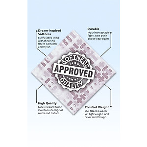 PajamaGram Soft Fleece Pajamas Women - Pajamas for Women, Pink, L, 12-14