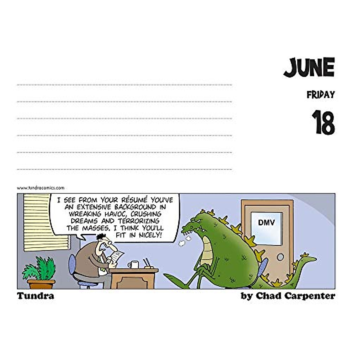 Tundra 2021 Box Calendar