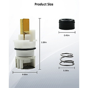 RP25513 Faucet Stem Replacement for Faucet Repair Kit, with RP4993 Seat and Spring and 8 Cartridge, 4 Pack