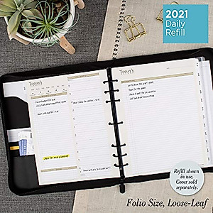 at-A-Glance Undated Daily Planner Refill, 2 Months, 7-Ring, 8-1/2" x 11", Folio Size, Size 5 (038-225)