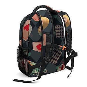 Travel Laptop Backpack Wonderland Floating Decoration Large Capacity Business Ddurable Water Resistant College Laptop iPad Tablet Bag for Men and Women