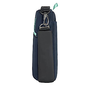 Travelon Greenlander Sustainable Anti-Theft Small Crossbody, Galaxy Blue, 7.5" W x 10.5" H x 2.75" D