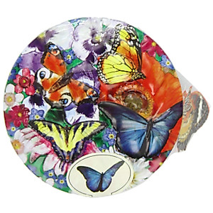 Gardiners of Scotland Handmade Fudge 200g Round Tin, Butterfly Vanilla Fudge