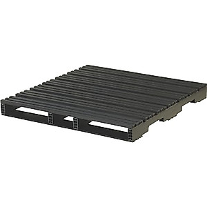 Jifram Extrusions Recycled Plastic Pallet with 4-Way Entry - 48in. x 48in. Model Number 05000125