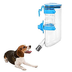 Pet Water Bottle No Drip Chew-Proof Cage Hanging Water Dispenser Puppy Cat Auto Watering Bottles for Rabbits, Ferrets, Guinea Pigs, Rats, Hamsters, Chinchillas and Other Small Animals