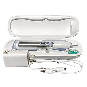 Economical Travel Charger Case w/AC Charer + USB Cable Compatible with Philips Sonicare HX6xxx HX89 HX91 Series