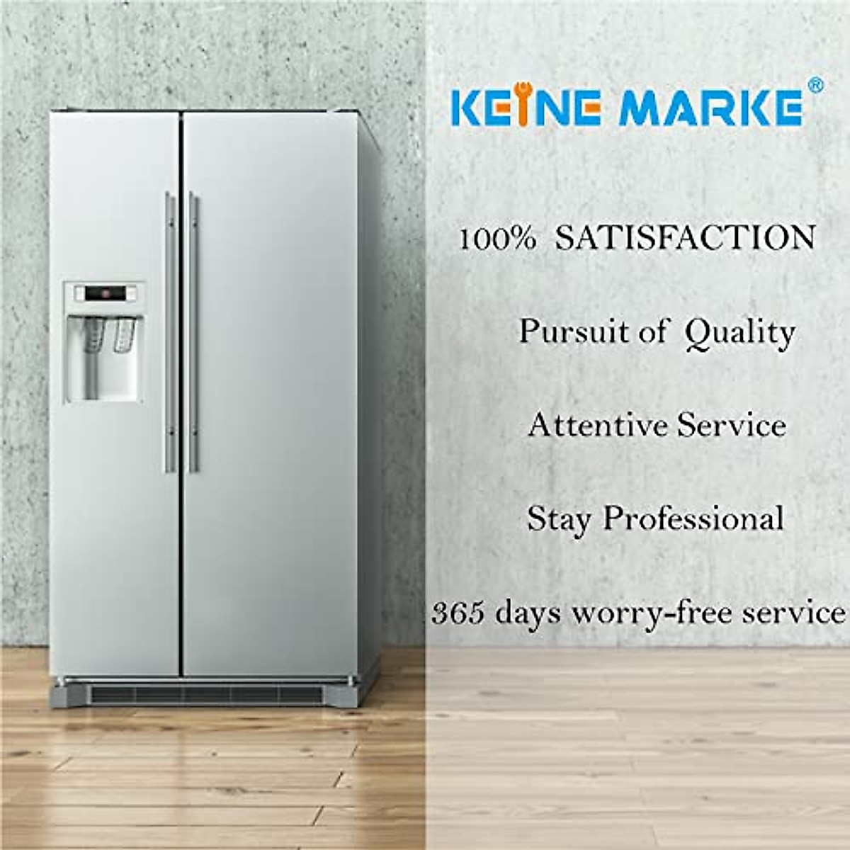 (Pack of 2) Quality WR55X10025 Refrigerator Temperature Sensor - Perfectly Fits GE and Hotpoint Refrigerator - Complete Replacement Part Number: 914093 AP3185407 PS304103 WR50X10027 (Pack of 2)