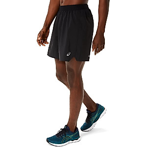 ASICS Men's Road 2-N-1 7IN Short Apparel, M, Performance Black/Carrier Grey