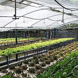 Ultra Fine Garden Insect Netting: 15'x15' Bug Netting Mesh Row Cover Screen Cicada Barrier for Protecting Vegetables Fruits Flowers Raised Plants