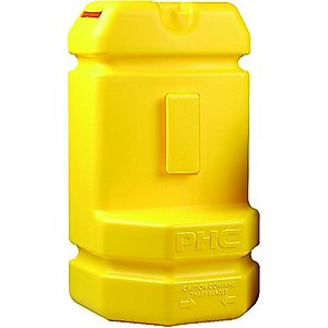 BOX USA Blade Bank®, Yellow, Use to Safely Dispose of Dull, Broken or Old Utility Blades, Ideal for Shipping and Recieving, Crafts and Warehouse Use, Case of 1
