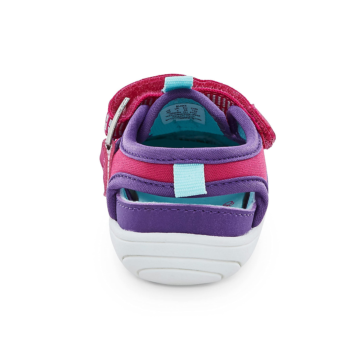 Stride Rite 360 Girls Blake Sneaker, Fuschia, 3 Infant