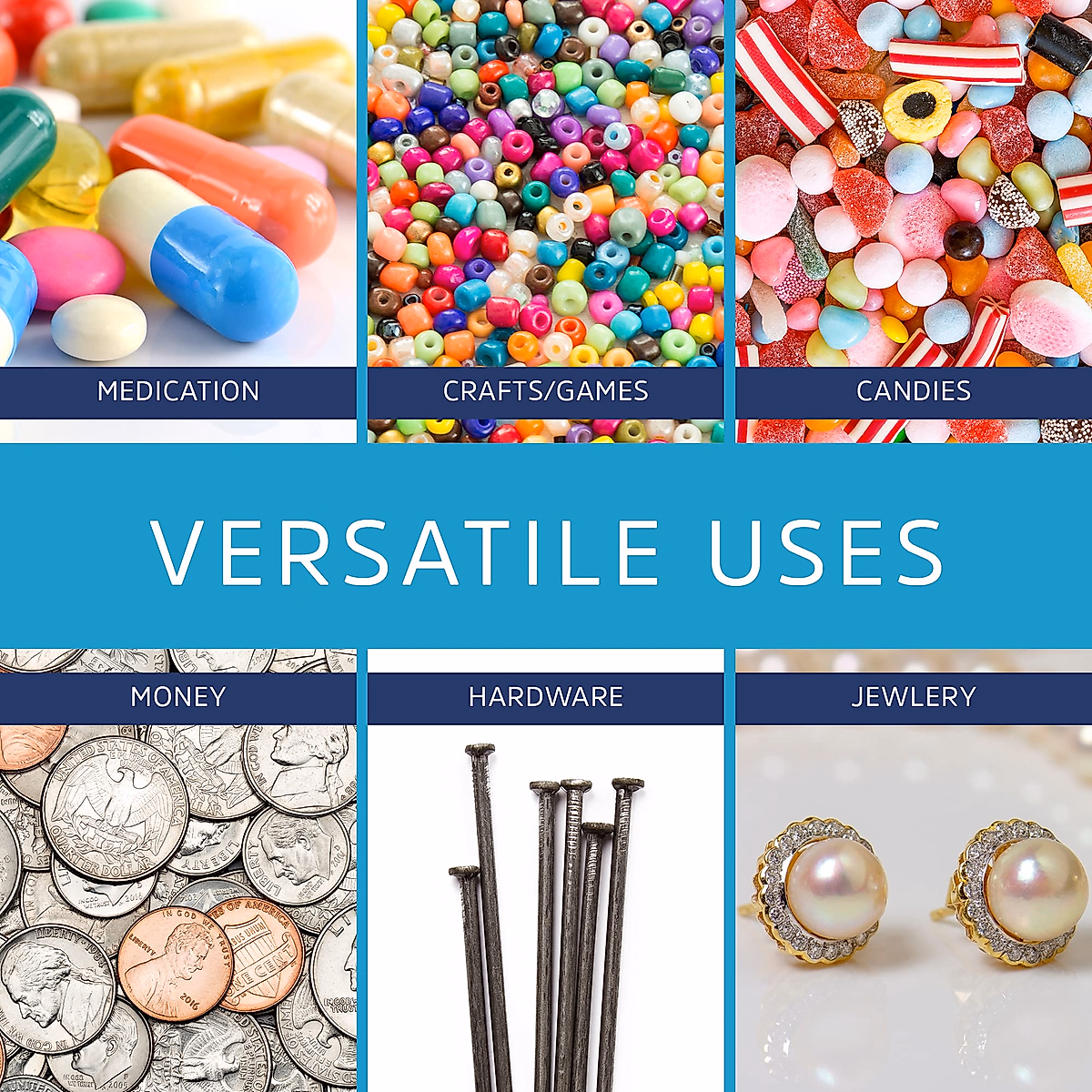 GPI - 3" x 4" - Bulk Pack of 200, 2 Mil Thick, Clear Plastic Reclosable Zip Bags, Hang Hole for Display, Durable Poly Baggies with Resealable Zip Top Lock for Storage, Packaging & Shipping