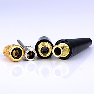 Shappy 4 Pieces Ball Pump Needle Set Needle Inflator Kit Needle Nozzle Adapter