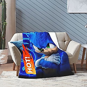 Cartoon Blanket Ultra Soft Micro Fleece Blanket for Bed Couch Living Room,Flannel Throw Blanket for Kids Adults.60 X50
