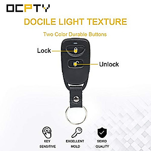 OCPTY 1X Uncut Keyless Entry Remote Control Key Fob Transmitter Replacement for Kia Sorento Rio 3.5L 2.4L 1.6L 3.8L 3.3L 09-13 PINHA-T036 95430-1U000