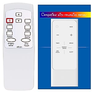 Replacement for Midea TGM Air Conditioner Remote Control RG15A(B)/E RG15A1(B)/E RG15A2(B)/E