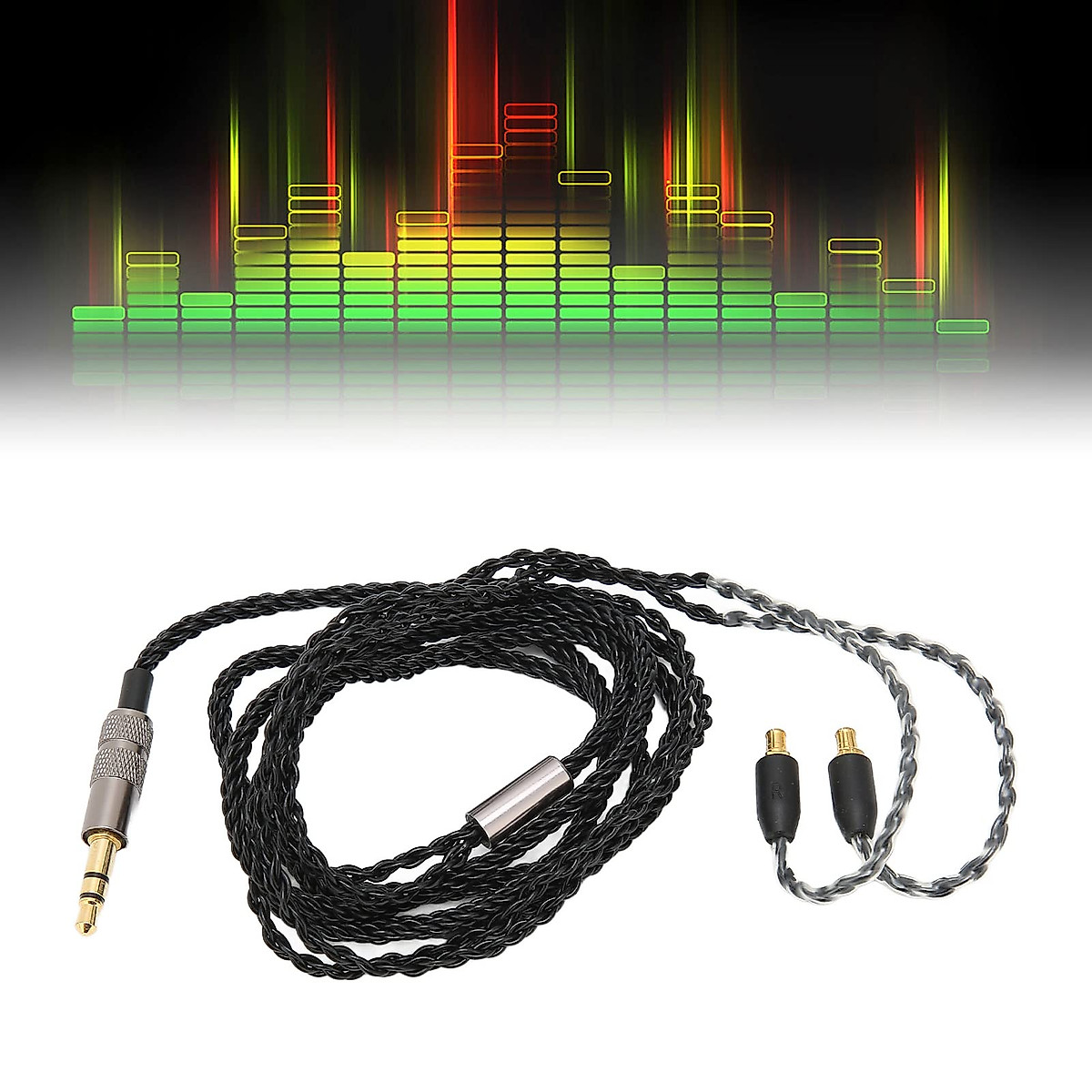 Sanpyl Headphone Cable Replacement, 130cm/51.2in Length 3.5mm Plug 18 Core Oxygen Free Copper, Earphone Cable for ATH CKS1100 E40 E50 E70 LS200 LS300