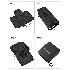 Portable Duffle Bag Backpack Mark Ryden Black 33 Liters Water-Resistant with Multipurpose of use Gym, Duffle Bag, Hiking, Workout, Outdoor, Carry on Backpack, Hand Luggage 33L, Flight Approved Carry-on Bag, Ultra-lightweight only 0.25 pound