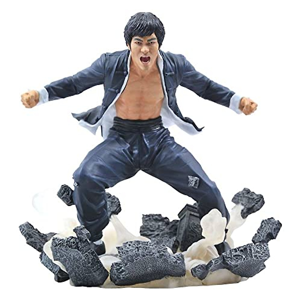 Diamond Select Toys Bruce Lee Gallery: Earth PVC Statue, Multicolor, 9 inches