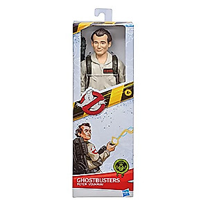 Ghostbusters Hasbro Peter Venkman Toy 12-Inch-Scale Classic 1984 Action Figure with Proton Blaster Accessory, for Kids Ages 4 and Up (E9788)