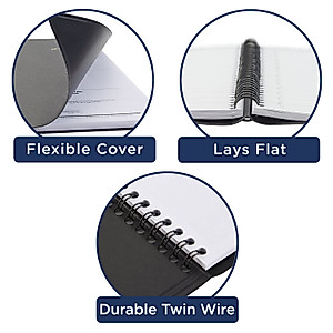 2023 Monthly Planner by AT-A-GLANCE, DayMinder, 7" x 8-3/4", Medium, Faux Leather, Black (G40000)