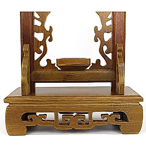 LUCKNIGHT Display Stand Vertical Sword Holder Wood Sword Rack Samurai Sword Stand Display Stand Sword Stand