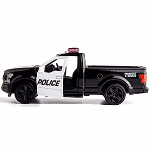 RMZ City Compatible for 5" Diecasting Alloy Car Model Ford F-150 Police Car Toy Car