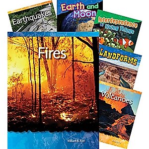 Teacher Created Materials - Science Readers: Earth and Space Science - 10 Book Set - Grades 1-3 - Guided Reading Level J - Q