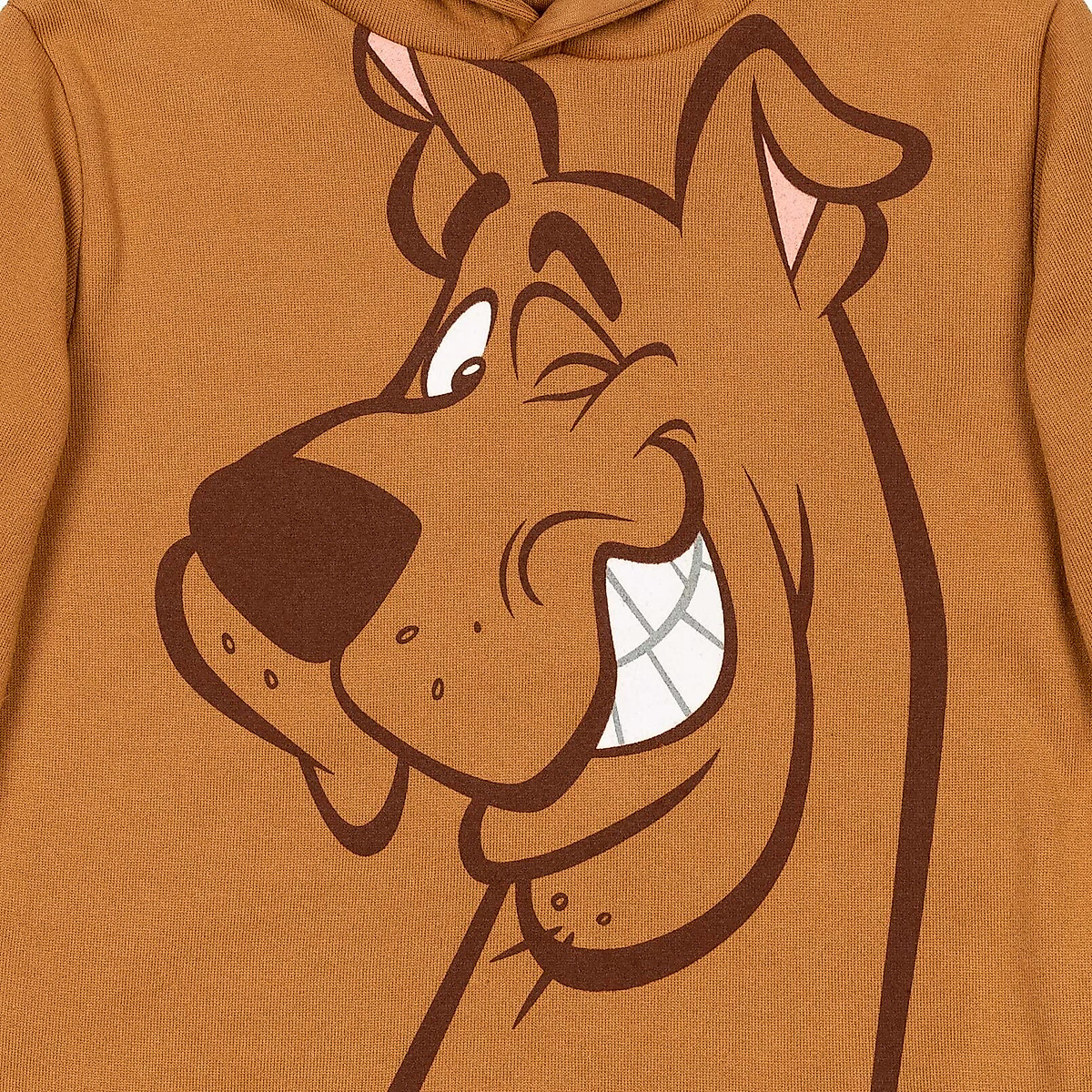 Scooby-Doo Little Boys Fleece Pullover Hoodie Brown 6