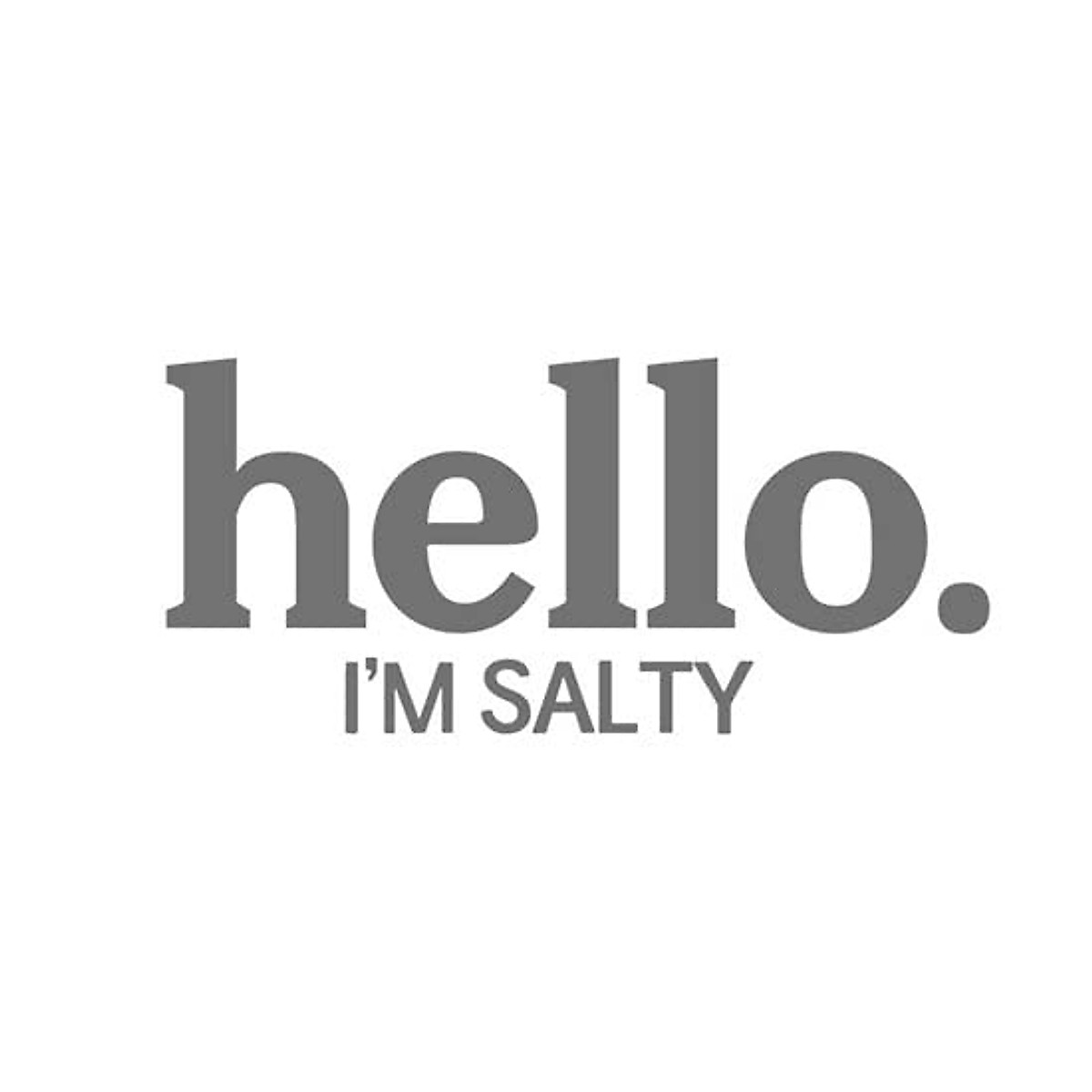 CafePress Hello I'm Salty Mug Ceramic Coffee Mug, Tea Cup 11 oz