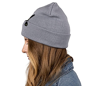 Cat Beanie Winter Hats for Women - Cute Cat Ear Beanie Womens Beanie - Cat Hat, Cat Gifts for Cat Lovers, Teen Girl Gifts, Cat Mom Gifts, Gifts for Mom Grey