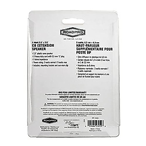 RoadPro RP-102C 2.5" 5 Watt Visor Mount CB Extension Speaker