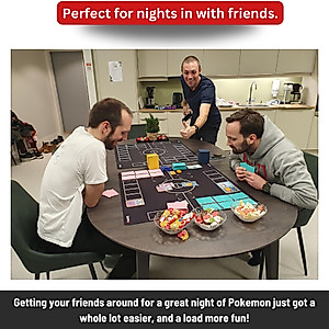 The Gaming Mat Company Compatible Yu-Gi-Oh! Playmat for Yu-Gi-Oh! Cards - XL 2 Player 28.35" x 28.35" x 0.16" (4mm) Thick