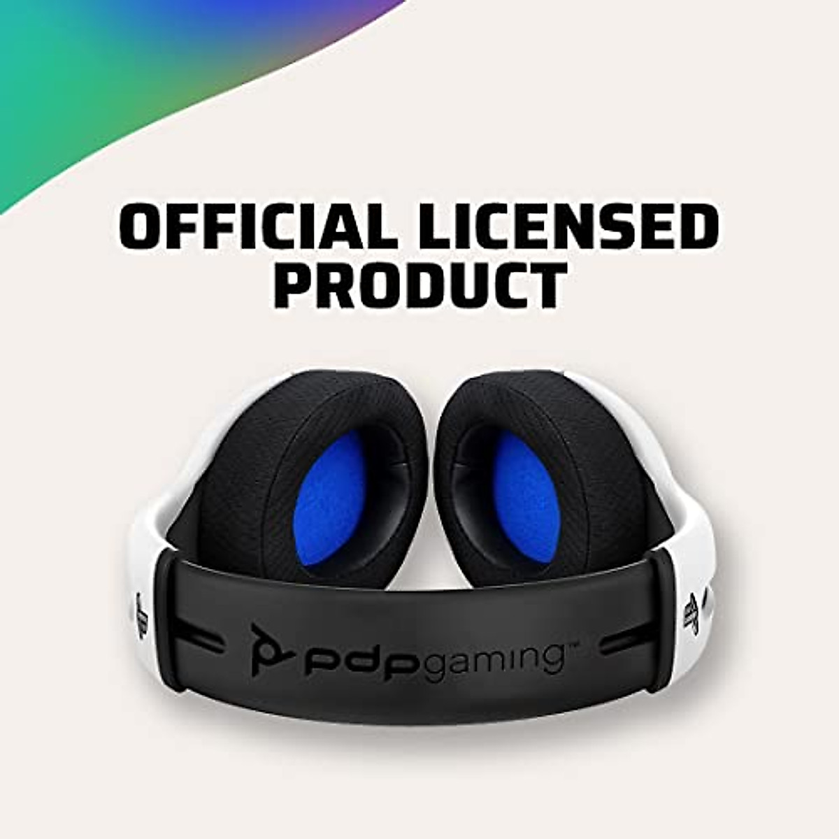 PDP LVL50 Wireless Stereo Headset with Noise Cancelling Microphone: White - PS5/PS4