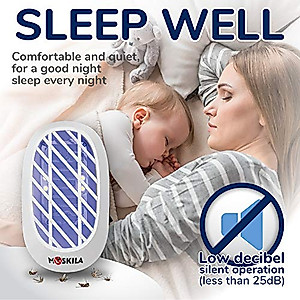 2 Packs Indoor Mosquito Zapper - Bug Zapper Indoor - Indoor Mosquito Trap - Indoor Mosquito Killer - Electronic Insect Killer with Blue Lights - Indoor Bug Zapper for Home - Zapper Mosquito