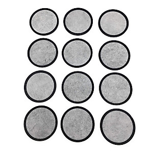 Xcivi 12 Pack Replacement Water Filter Discs for Mr. Coffee Coffee Maker, Activated Charcoal Water Purification Dics