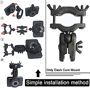 CALIDAKA Car Interior Holder Camera Bracket Auto Driving Universal Dash Cam Mount Dash Cam Mount Holder