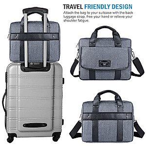 Laptop Messenger Shoulder Bag 15.6 Inch for HP Pavilion 15, Spectre x360 16, Envy 16, Elitebook, ProBook, for Work Travel Business Men Women