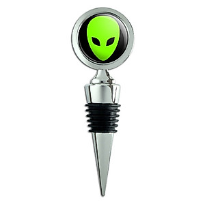 Alien Head Roswell Wine Bottle Stopper