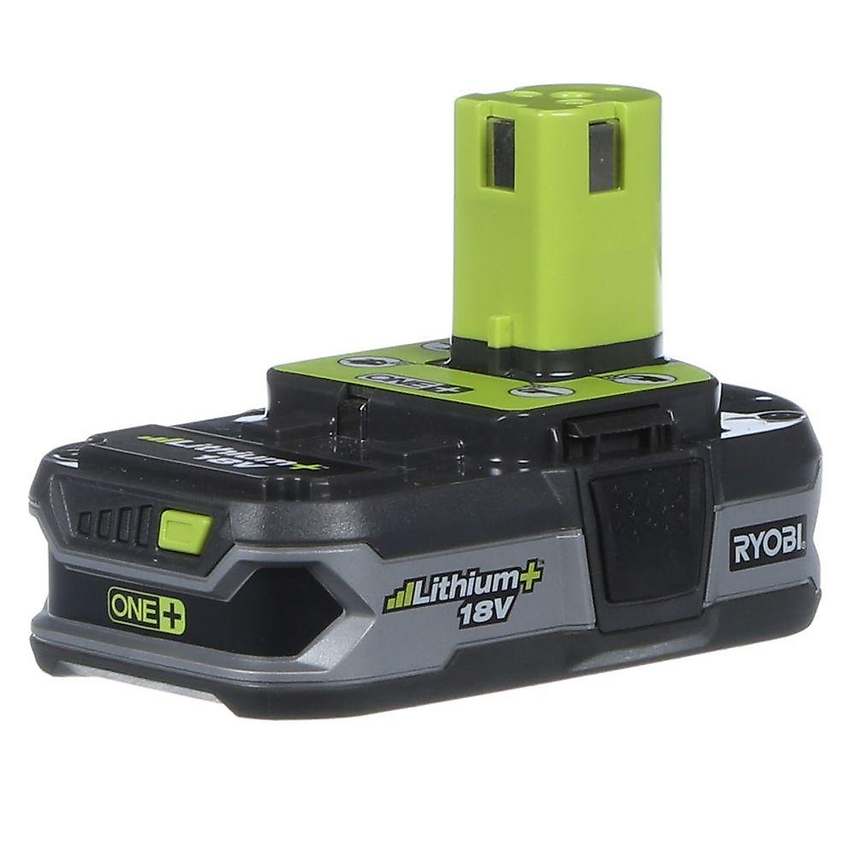 Ryobi P107 18V One+ Compact Lithium+ Battery, 5.71 " x 7.16 " x 3.39"