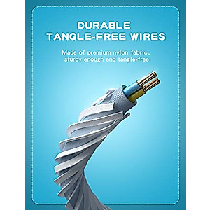 Kids Headphones, Wired On-Ear Child Headset with Mic, HD Sound Sharing Function and 85dB Volume Limited Hearing Protection for Phone Tablet PC (Blue)