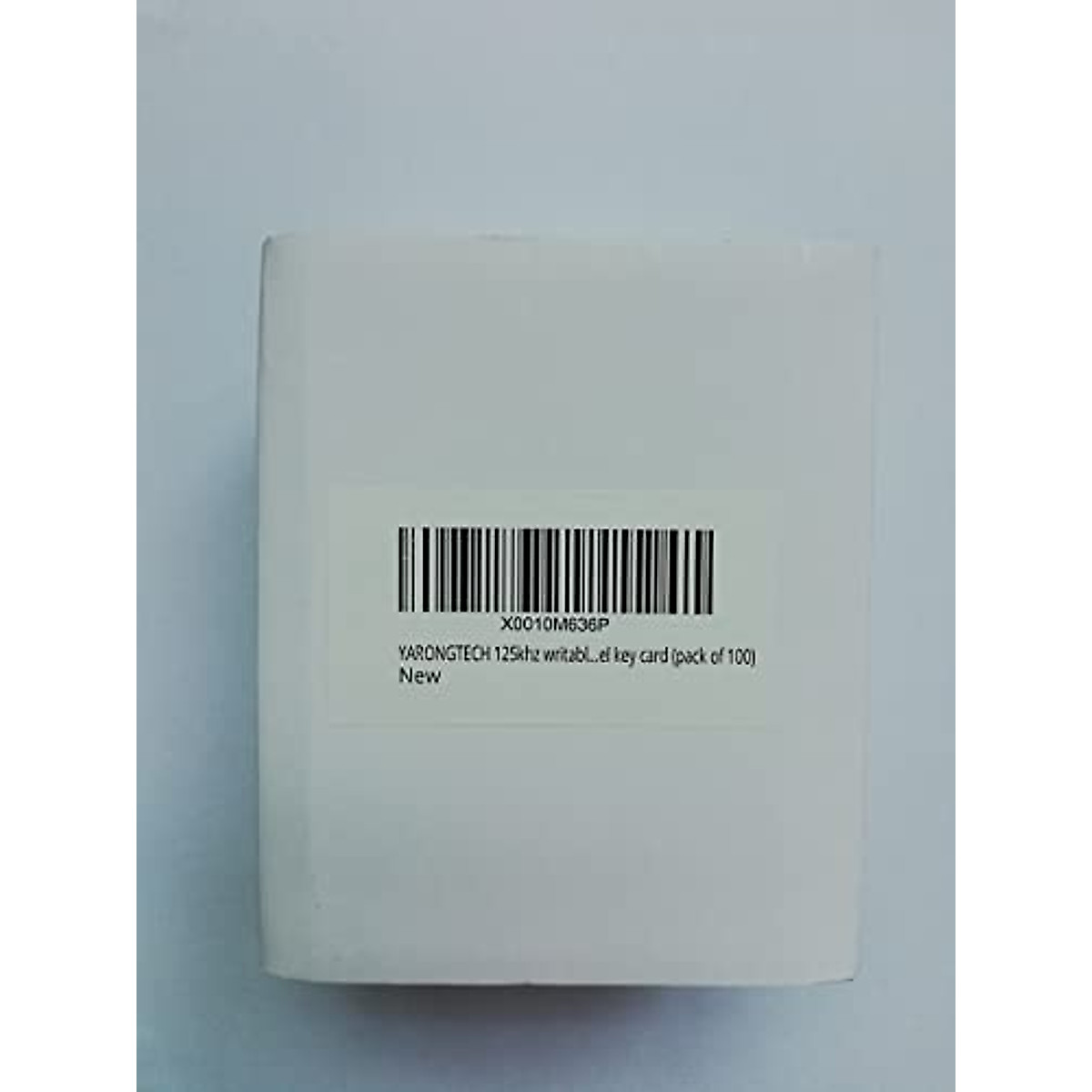 YARONGTECH-125khz writable rewrite Blank White t5577 Plastic RFID Hotel Key Card (Pack of 100)