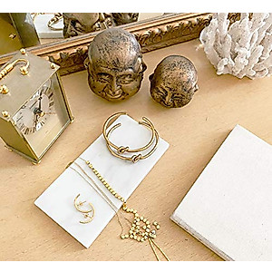 Altitude Boutique Knot Bangle Bracelet Thick 18K Gold Plated (Gold)