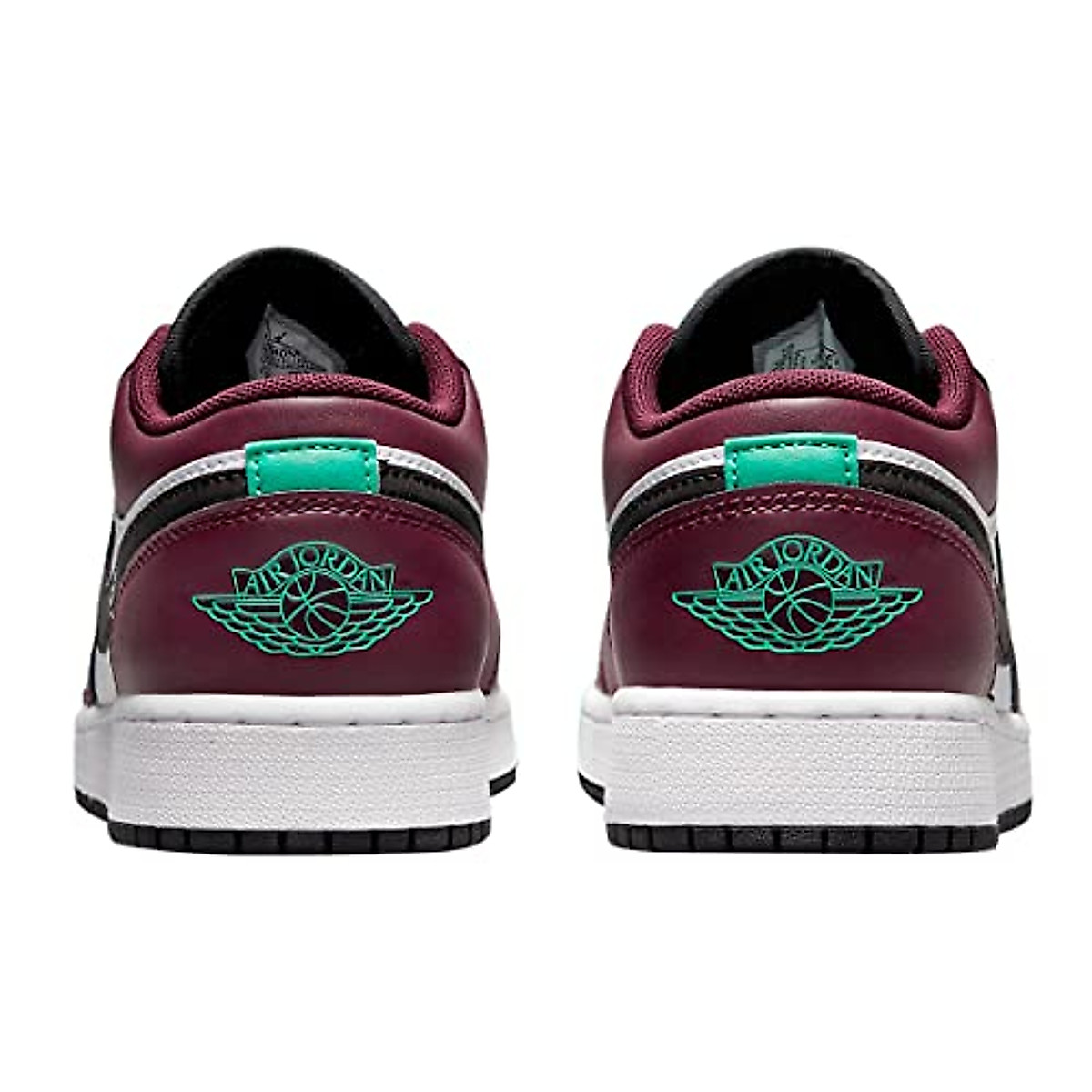Jordan Boy's Air Jordan 1 Low SE (Big Kid) Dark Beetroot/Black/Roma Green/White 4 Big Kid M