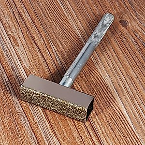 Acogedor Diamond Grinding Wheel Dresser，Diamond Stone Dresser Tool with Flat Diamond Coated Surface for Truing Grinding & Deburring Wheels