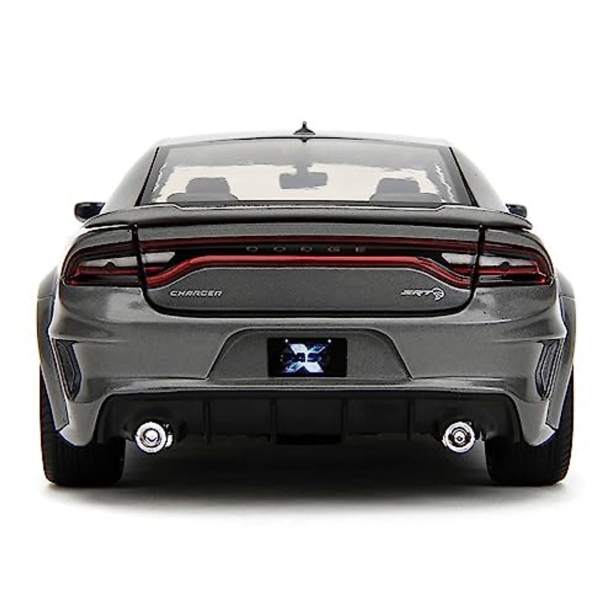 2021 Charger SRT Hellcat Gray Metallic Fast X (2023) Movie 1/24 Diecast Model Car by Jada 34472