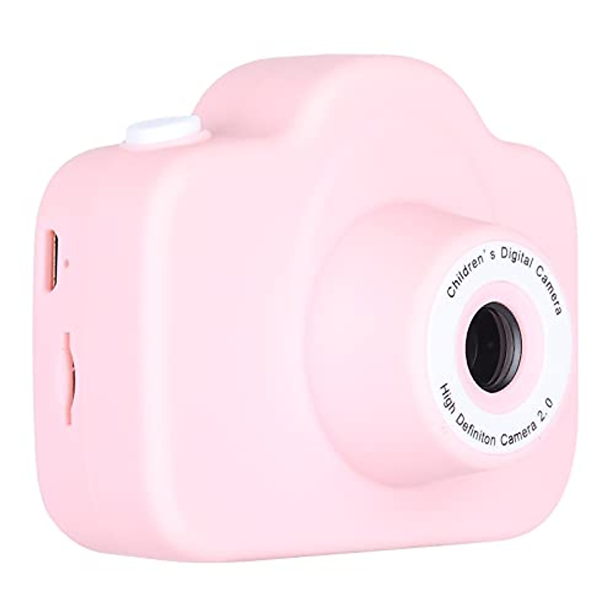 ciciglow Children's Digital Camera,1080P Video Camera,Front and Rear Dual Cameras,2.0 Inch Full Color IPS Screen,Compact and Easy to Carry,USB Mini Educational Toys(Pink)