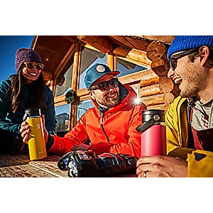 Hydro Flask Wide Mouth Flex Sip Lid Bottle - Stainless Steel Reusable Water Bottle - Vacuum Insulated, Dishwasher Safe, BPA-Free, Non-Toxic