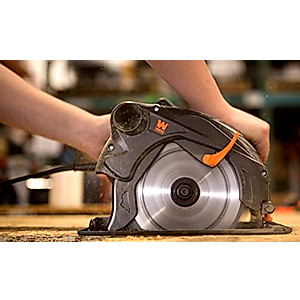 WEN 36725 12A 7-1/4-Inch Sidewinder Circular Saw with 2-1/2-Inch Cutting Depth,Black