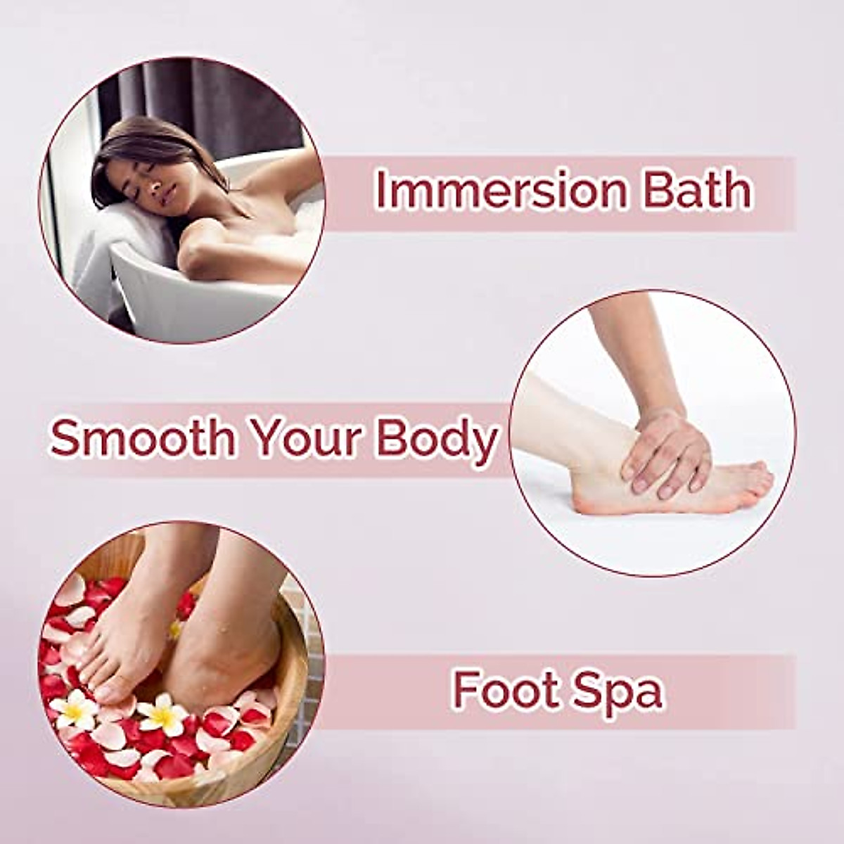 Bath Salts, Epsom Salts with Himalayan Bath Salt for Women Relaxing Extra Lavender Essential Oil with Spoon, Bath Sets for Women Gift Epsom Salt for Soaking Gift Set-3 Pcs x 16oz/454g